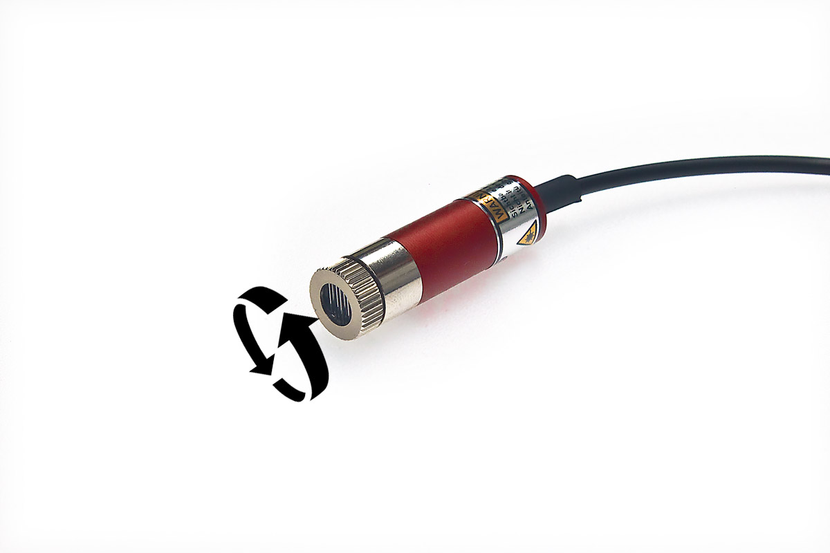 Line laser system bright red 20mw 635nm - Lasershop.de