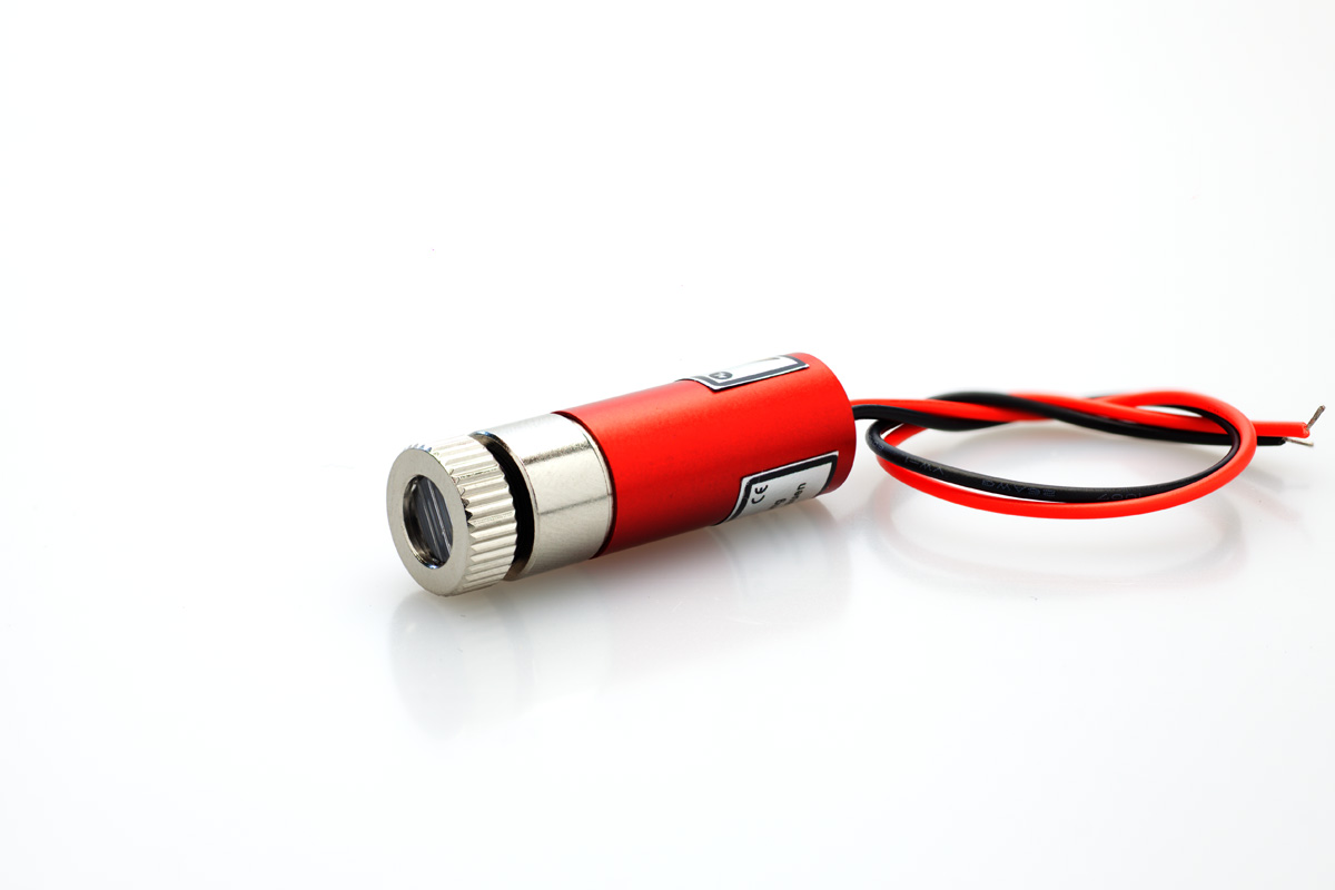 Positioning laser kit 60 mW RED " circle", adjustable focus - Lasershop.de